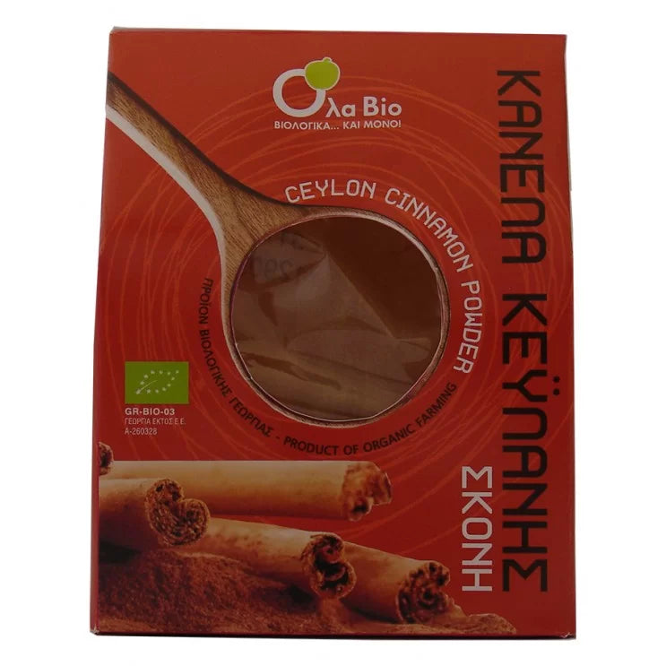 Kanellë Cejlon pluhur Bio, 50g – DYQANI BIO