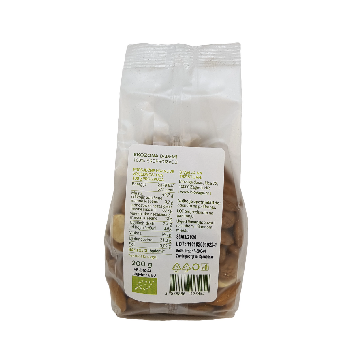Bajame, 200g – DYQANI BIO